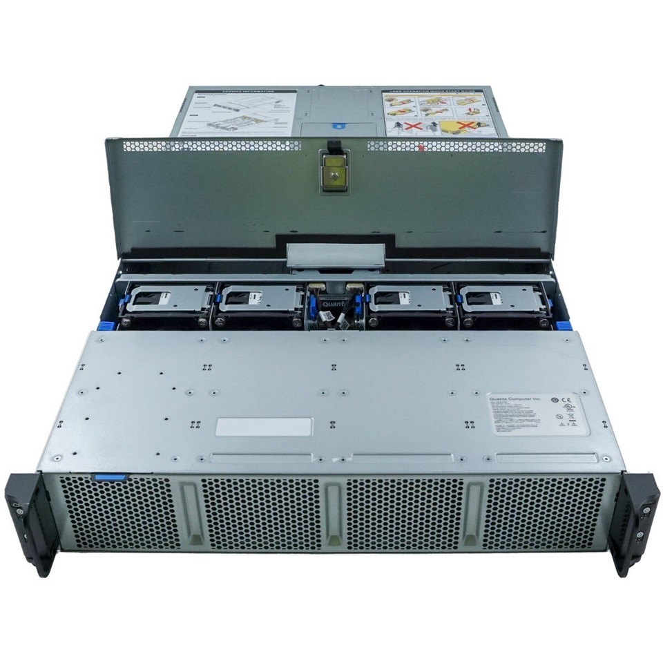QuantaPlex T42S-2U 4-Node Diskless Server Barebones: 8x Heatsinks, 2x ...