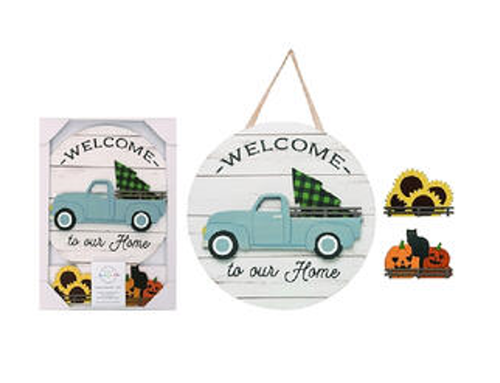 Changing Seasons Fall Transpac Dimensional Truck Welcome Sign | eBay