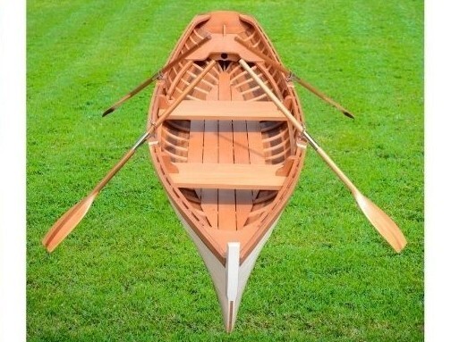 New York Whitehall Clinker-Built Rowboat 12' Cedar Wood & Epoxy Gelcoat ...