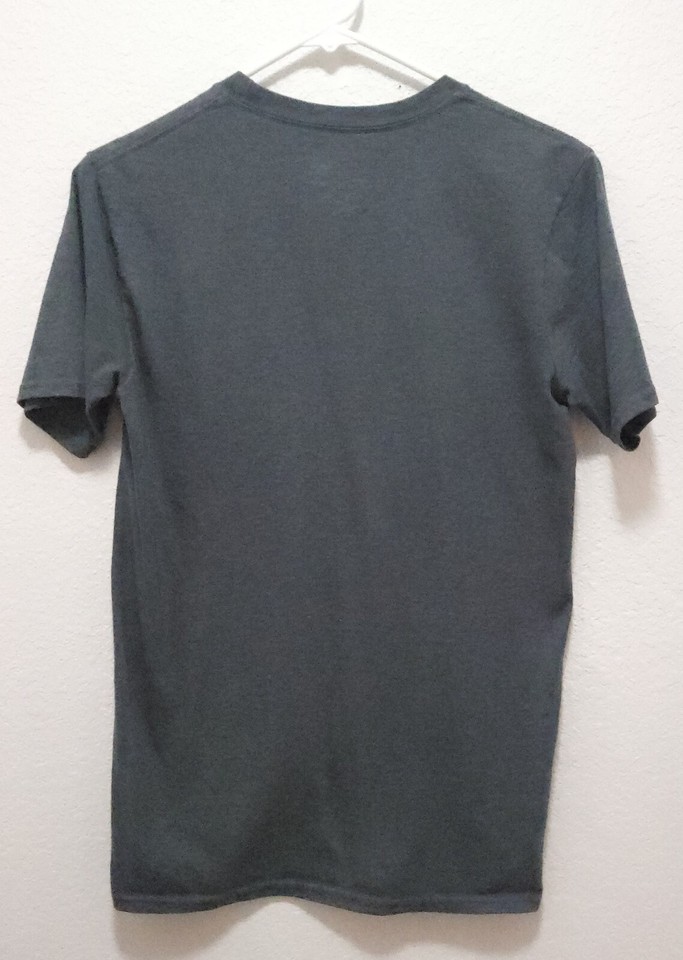 Gold Toe T Shirt Mens Short Sleeve Gray S Crewneck Tee Cotton mix With ...