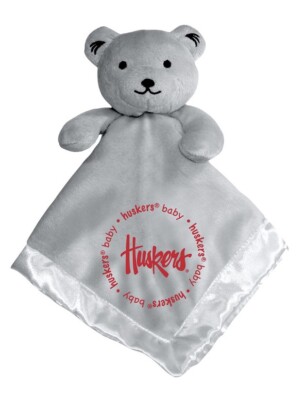 Nebraska Corn Huskers Baby Security Bear Blanket NCAA Licensed 14X14 ...