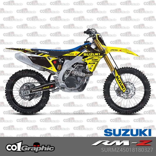 GRAPHICS DECALS FULL KIT FOR SUZUKI RMZ RM-Z 450 2018-2024 RM-Z 250 ...