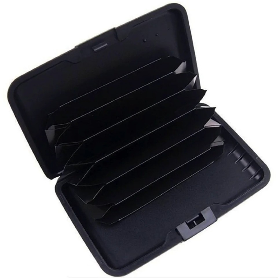 RFID Block Aluminium Credit Card Holder Security Wallet Business Case ...