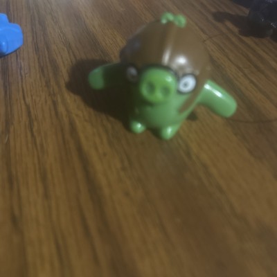 2016 McDonald's Angry Birds Green Pilot Pig Launcher Happy Meal Plastic ...