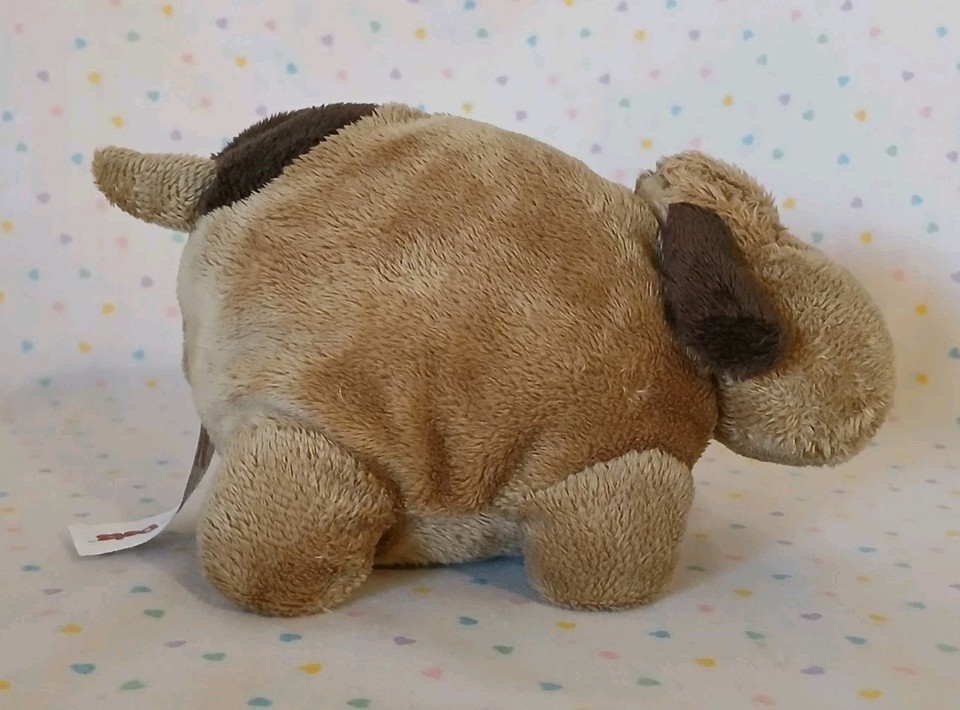 Pillow Pets 2010 Brown Puppy Dog Mini Stuffed Animal Beanbag Plush Toy ...