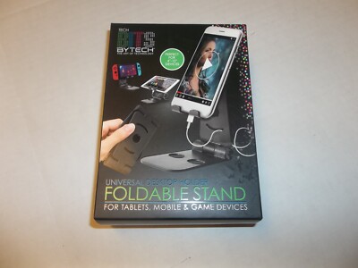 NIB Tech Bits Bytech Universal Desktop Holder Foldable Stand Tablets ...