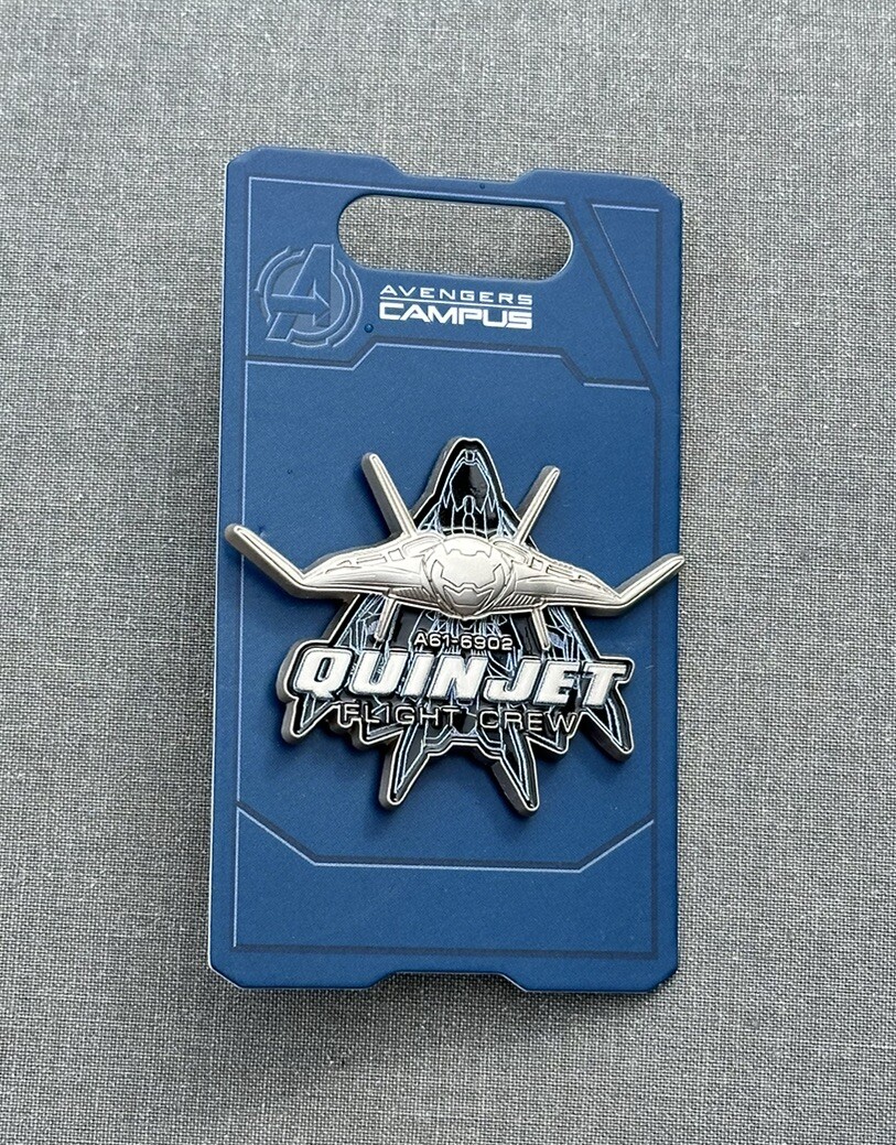 Disney California Adventure Avengers Campus Quinjet Flight Crew Pin | eBay