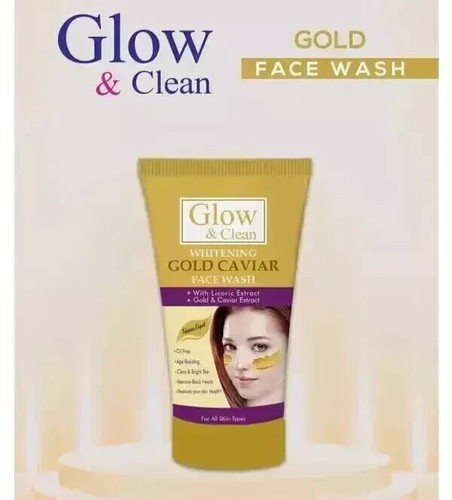 Glow & Clean Golden Face Wash – Unisex Whitening Skincare – 100ml | eBay