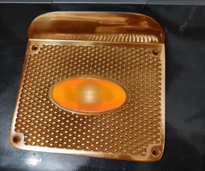 Early Classic Car / Truck Running Board Foot Step Plates Set 2pcs Brass ...