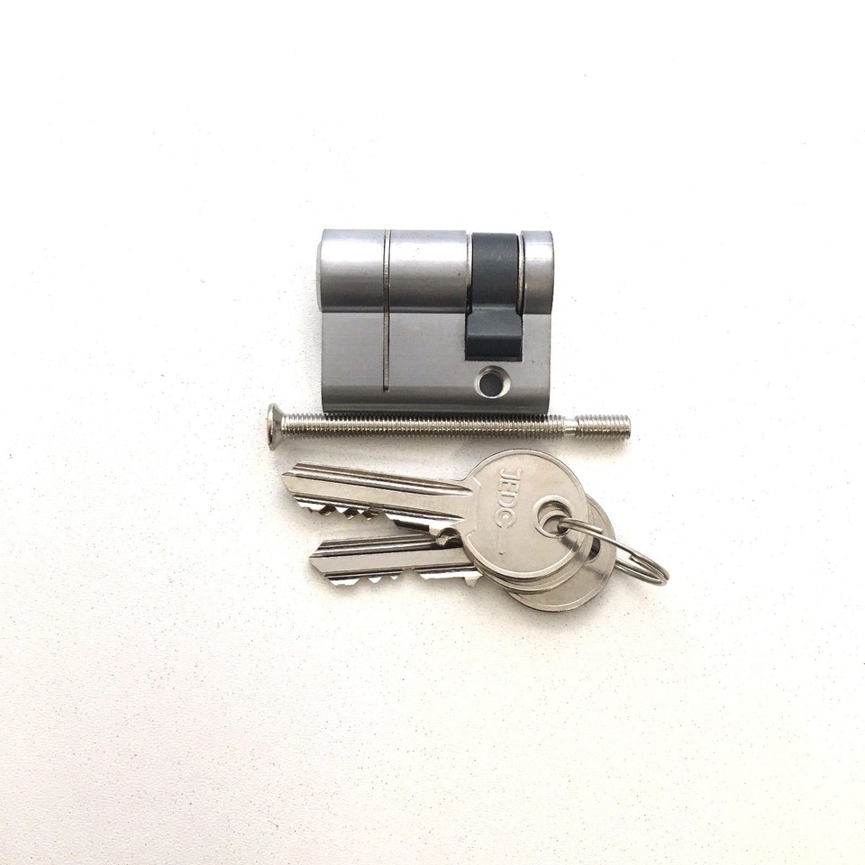 Jedo Satin Euro KEYED ALIKE Cylinder inc 3 Keys Upvc Aluminium Door ...