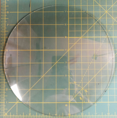 8 1/2" Convex Glass Dial Cover For Your Vintage Antique Radio / Clock ...