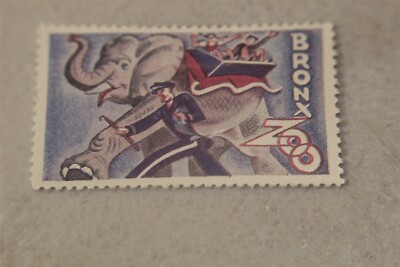 BRONX ZOO ELEPHANT POSTER STAMP - H | eBay