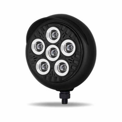 LEGACY SERIES ROUND LED LOAD/WORK LIGHT WITH BLACK FRONT - BLACK ...