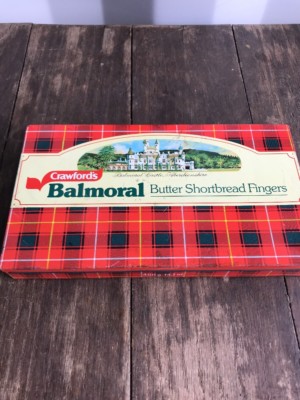 Vintage Crawfords Balmoral Shortbread Biscuit Tin,Tartan Retro ...