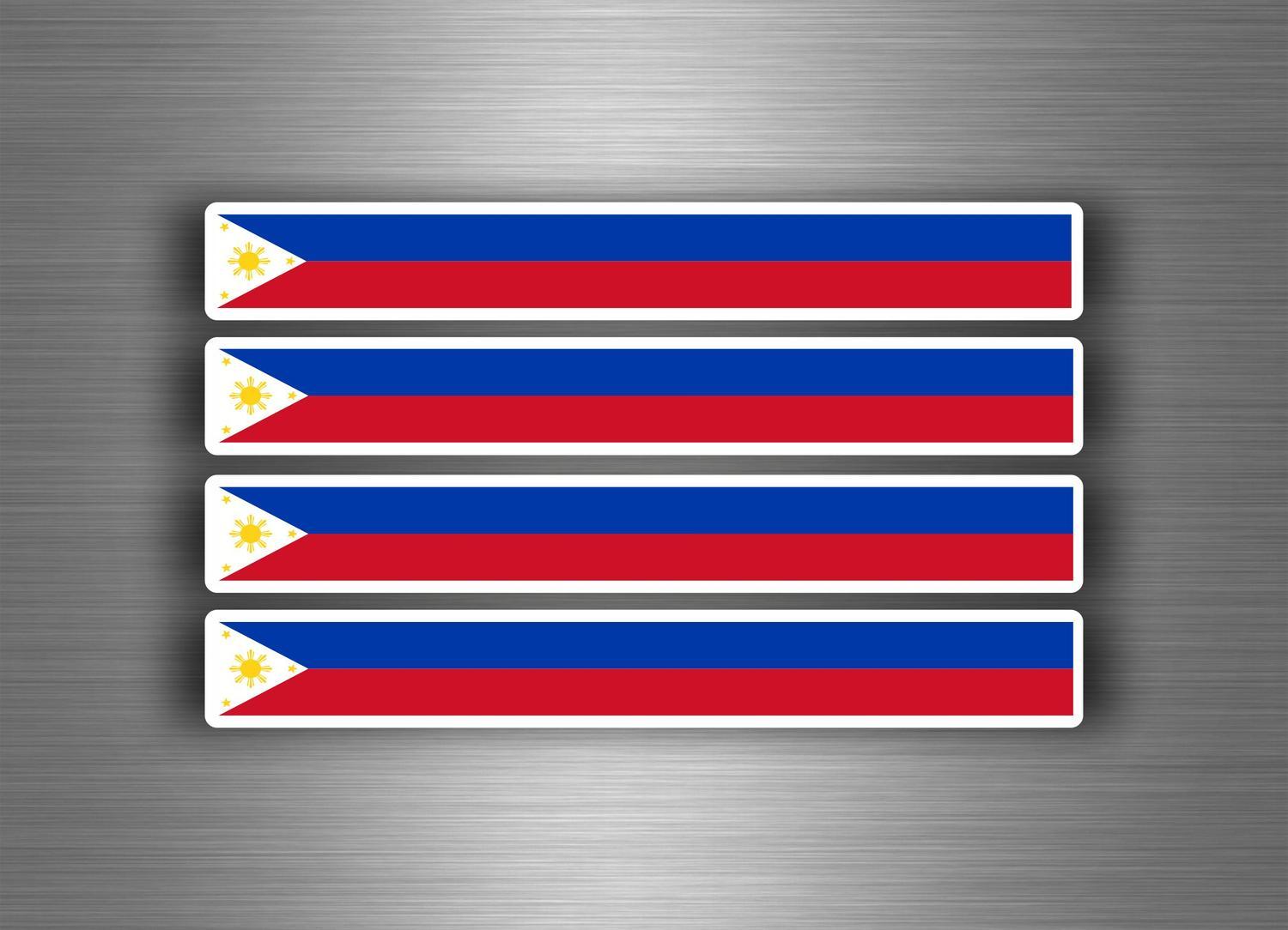 4x sticker decal car stripe motorcycle racing flag bike moto tuning ...