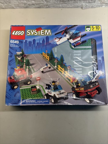 Lego System Sealed 6549 ROADBLOCK RUNNER RARE 1997 Retired Police Set ...