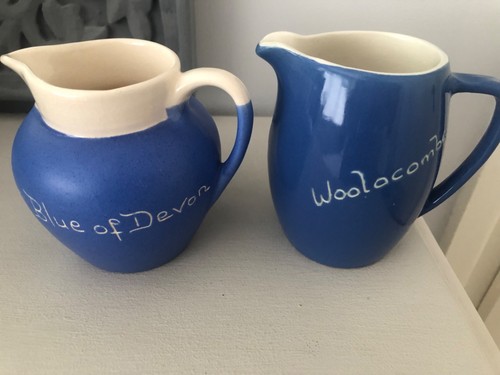 Vintage Devon Blue pottery Style Cream/milk jug. Ilfracombe. | eBay UK