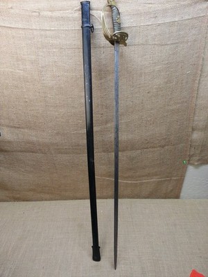 WW1 Prussian Infantry M1889 Infantry Officers Folding Cross Guard Sword ...