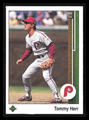 Tommy Herr 1989 Upper Deck #720 Philadelphia Phillies | eBay