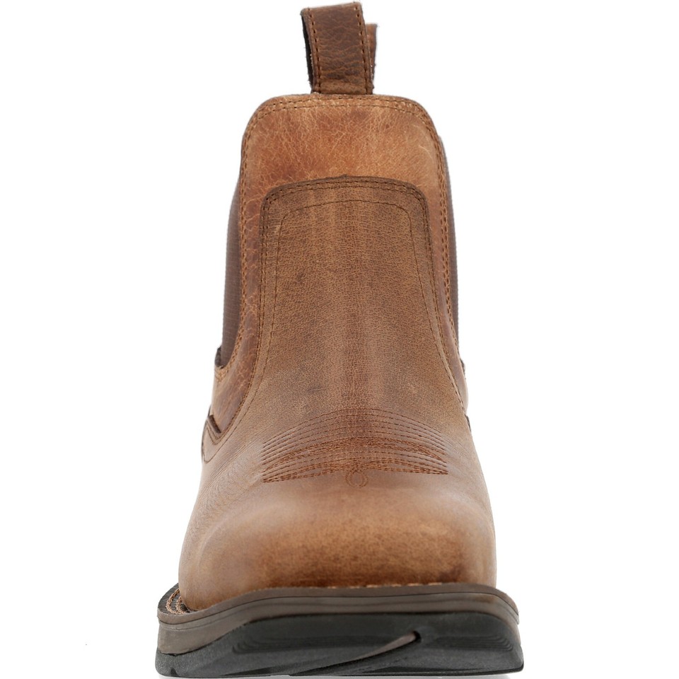 RED DIRT REBEL™ BY DURANGO® SQUARE-TOE WESTERN CHELSEA BOOTS DDB0460 ...