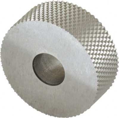 1" Diam HSS Male Diamond Knurl, 30° Helix, 90° Teeth, Circular Pitch ...