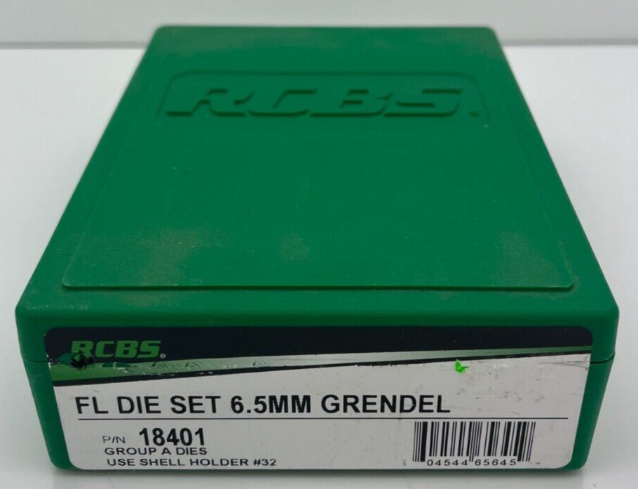 BRAND NEW! RCBS Full Length Reloading Die 2 Pc Set 18401 6.5 Grendel | eBay