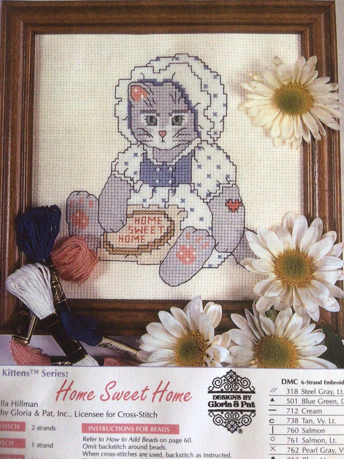 Counted Cross Stitch Pattern Calico Kitten | eBay