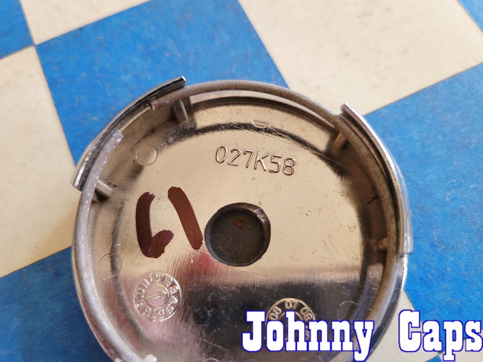 DAMANI Wheels # 027K58 . Custom Wheel USED CHROME Center Cap [61] (QTY ...