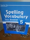 Abeka Spelling Vocabulary Test Booklet Teacher Key Grade 5 | eBay