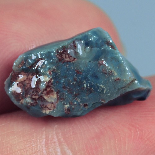 2.65Ct Natural Black Lightning Ridge Opal Facet Rough Nugget Specimen ...