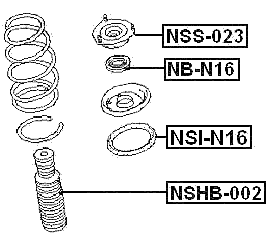 Front Shock Absorber Mounting Fits Nissan 4423031010, 54320-4M400 ...