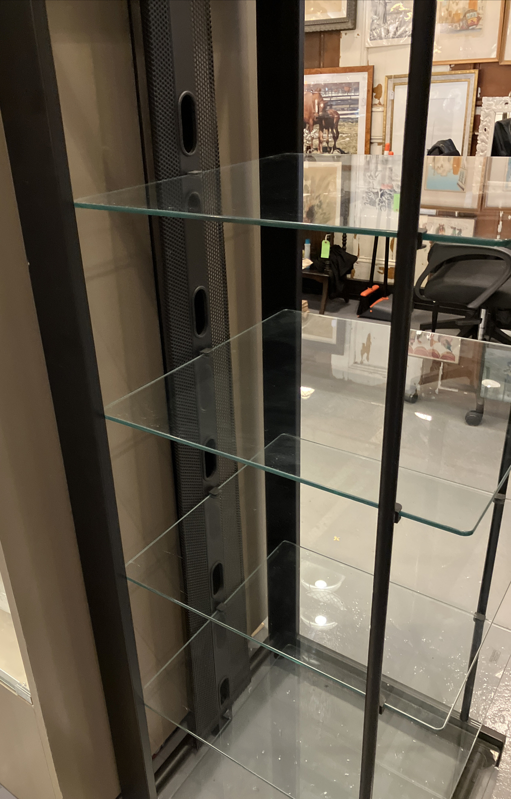 Bell'OGGETTI Vintage Stereo 5 Ft Height Stand Tempered Glass Made In ...