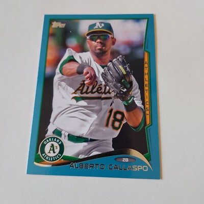 2014 Topps Baseball Card Alberto Callaspo #238 Walmart Blue | eBay
