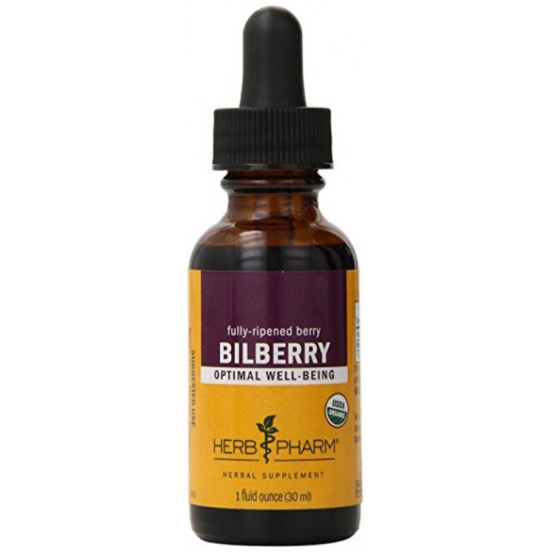 Herb Pharm Bilberry Extract for Eye and Vision Support - 1 Ounce for ...