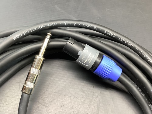 24’ VTG Audio Cable / Wire Spekaon Neutrik NL2FC to 1/4 TS Plug ...