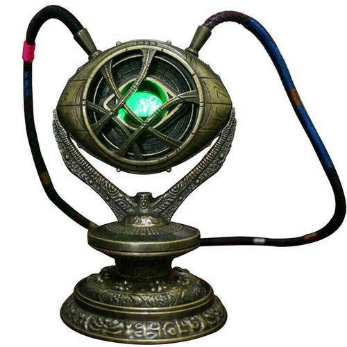 Dr. Strange Eye Of Agamotto On Stand 1:1 Metal LED Light Movie Cosplay ...