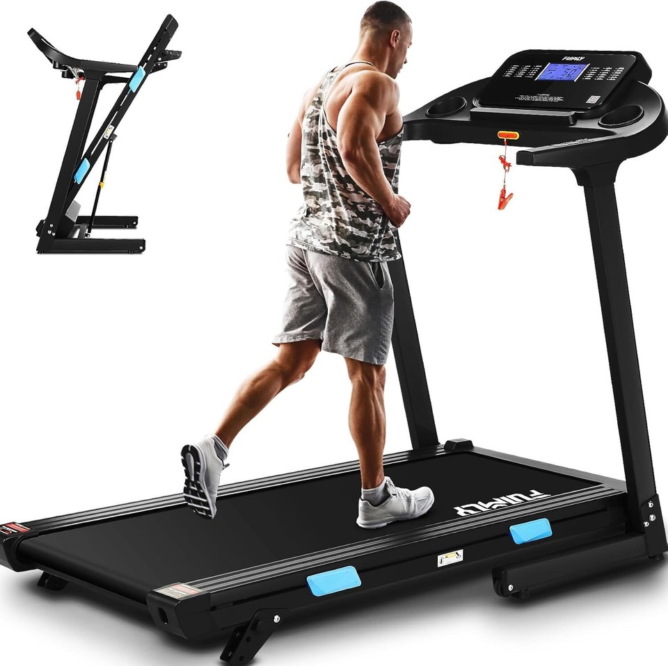 Electric with Auto Incline Treadmill Spacious Running Machine Sturdy ...