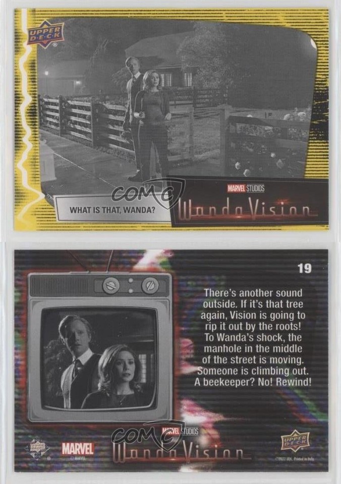 2022 Marvel Studios' WandaVision Mind Stone Yellow What is That Wanda ...
