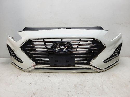 2018 2019 HYUNDAI SONATA FRONT BUMPER ASSEMBLY COMPLETE WHITE-W8 ...