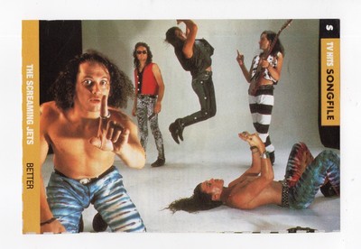 TV Hits Magazine Songfile cut-out series The Screaming Jets ‘Better ...