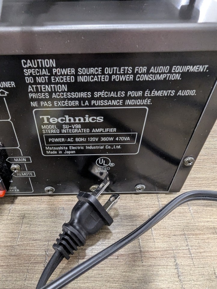 Vintage Technics Stereo System-SL-PC11, SL-BD27, SU-V98, ST-S98A, RS ...