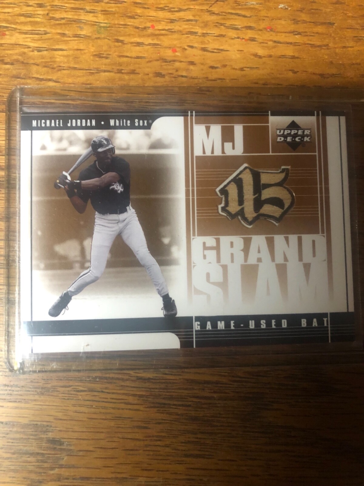 2001 Upper Deck Prospect Premieres BAT Michael Jordan MJ 5 ONLY ONE ...