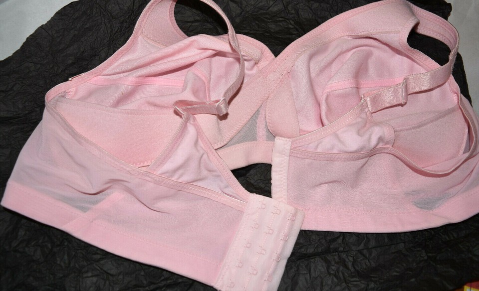 NWT Glamorise Bra 1005 Magic Lift Soft Cup Active Support Pink 40H | eBay