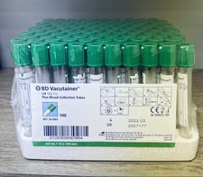 Greiner Bio-One Vacuette Lithium Heparin Tube - 50 Pack, 6ml (456088 ...