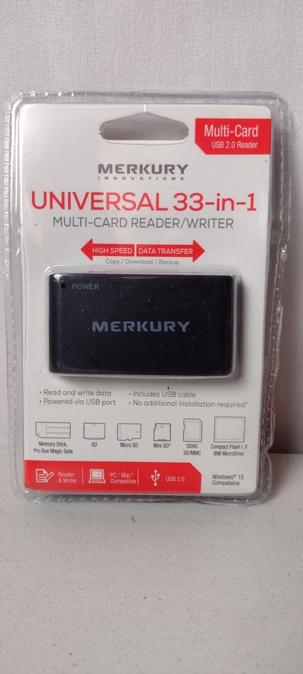 Mercury Universal 33 in 1 Multi Card Reader Writer | eBay