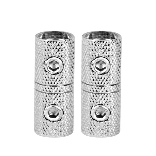 2 x Wire Coupler Terminal Butt Connector 4 AWG GA Gauge Joiner Barrel ...