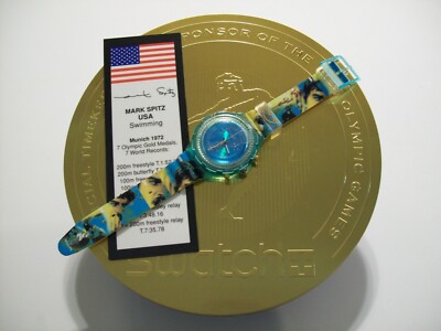 SWATCH WATCH Mark Spitz OLYMPIC SPECIAL Signed by MARK SPITZ | eBay
