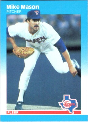 1987 FLEER MIKE MASON TEXAS RANGERS #129 | eBay