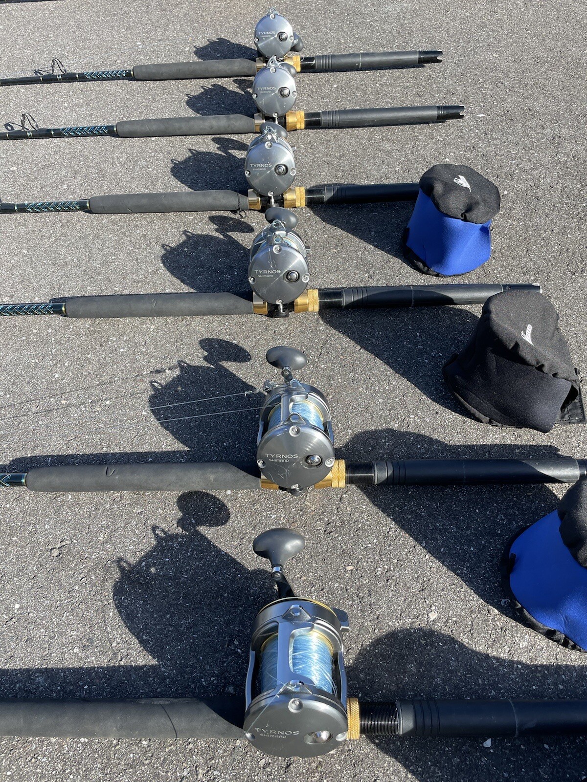 Big Game Fishing Rod and Reel Package - used saltwater fishing rods and ...