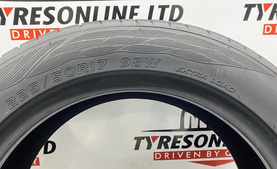 2 X 225 50 17 GOODRIDE 98W XL 225/50R17 BRAND NEW C/A RATING TYRES ...